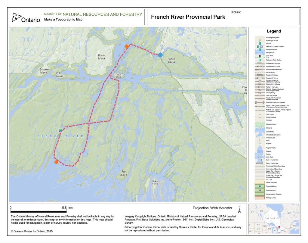 French River Provincial Park – Figure 8 Loop – THE TERRA INCOGNITA