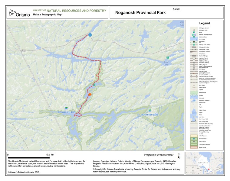 Noganosh Lake Provincial Park – THE TERRA INCOGNITA